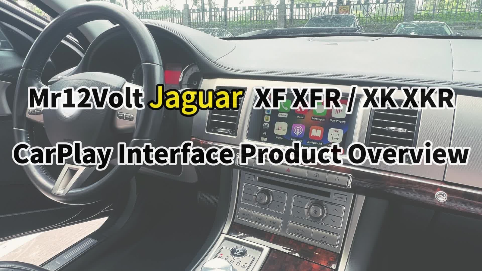 Mr12Volt Apple CarPlay Android Auto Interface with DSP fits Jaguar XF ...