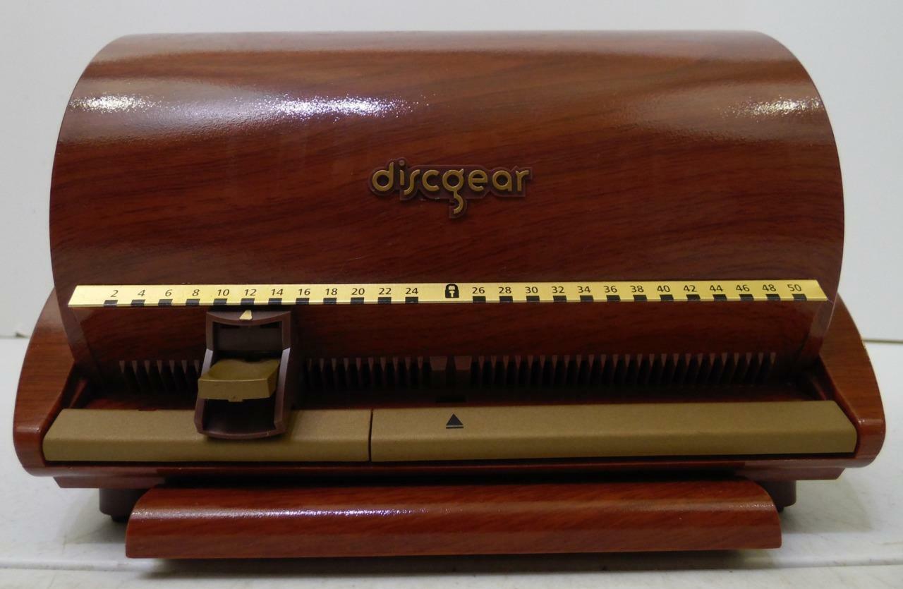 FAUX WOOD DISCGEAR 50 CD DVD BLU RAY SELECTOR STORAGE ORGANIZER HOLDER ...