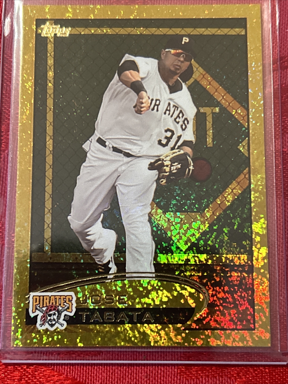 Jose Tabata Pittsburgh Pirates 2012 Topps #236 Gold Sparkle Parallel | eBay