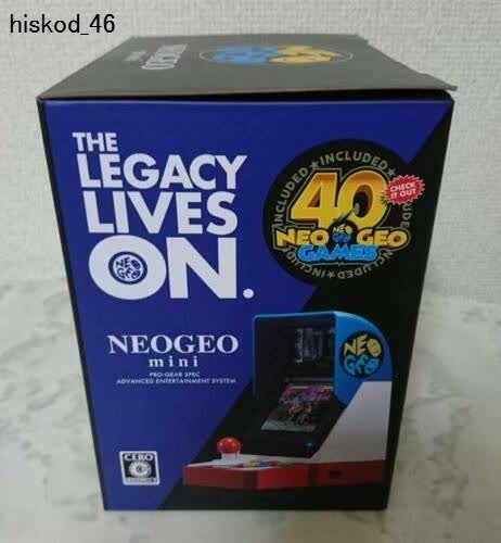 SNK Neo Geo Mini Console Built-in 40 titles of Game 40th Anniversary W ...