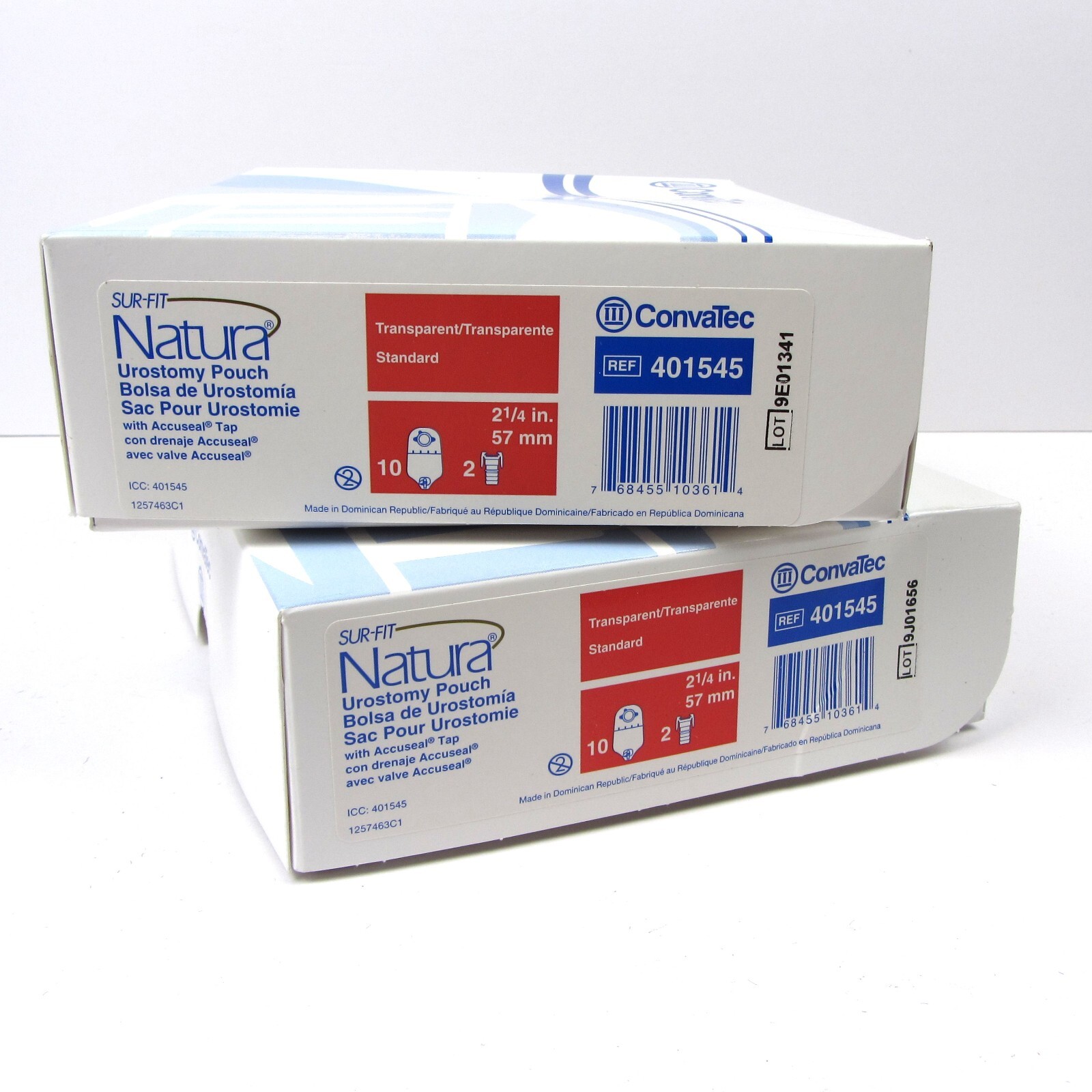 OPEN BOX ConvaTec 401545 Natura SUR-FIT Urostomy Pouches (20) 2-1/4 ...