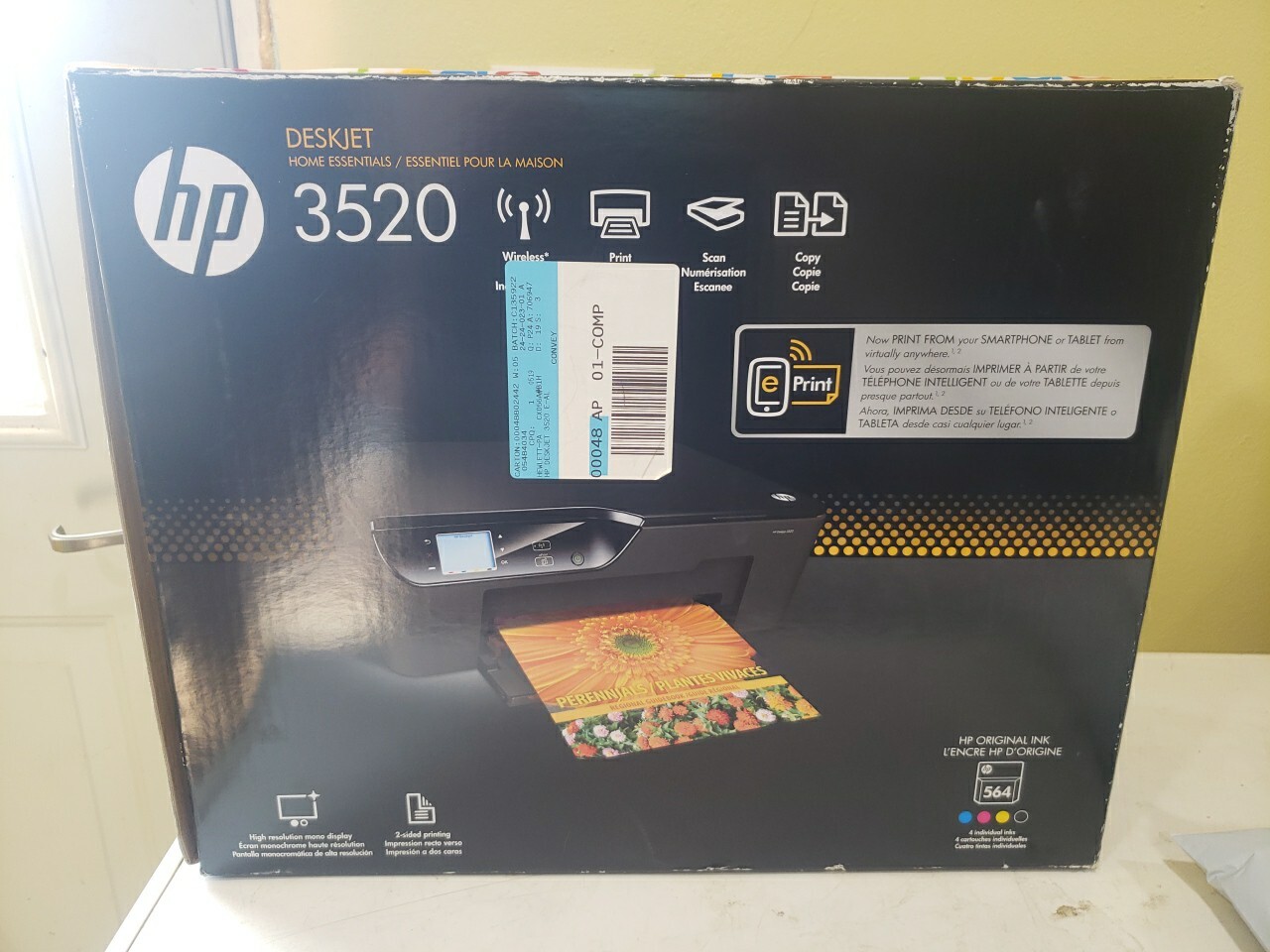 HP Deskjet 3520 e-All-In-One Inkjet Printer for sale online | eBay