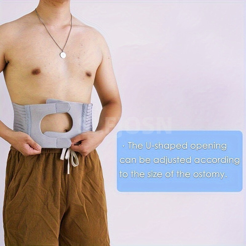 Adjustable Abdominal Ostomy Belt Stoma Support Portable Ileostomy ...