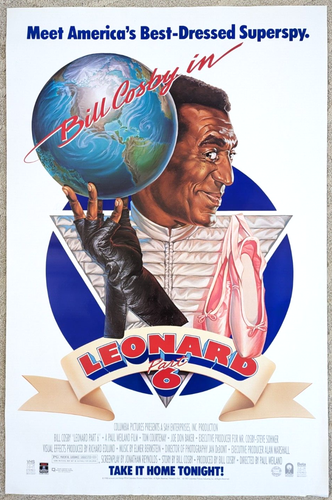 Leonard Part 6 1987 Home Video Movie Poster 27X40 Rolled 1 Sheet Bill ...