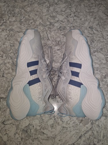 Adidas Trae Young 3 Low Basketball Shoes Gray Blue Sneakers IE2708 Men ...