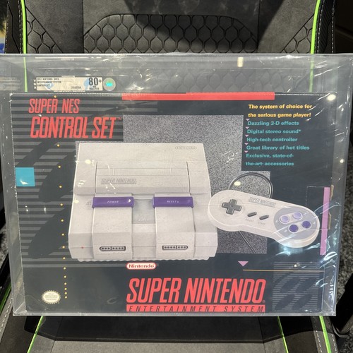 Super Nintendo SNES GRADED VGA 80+ Console Control Set New Qualified ...
