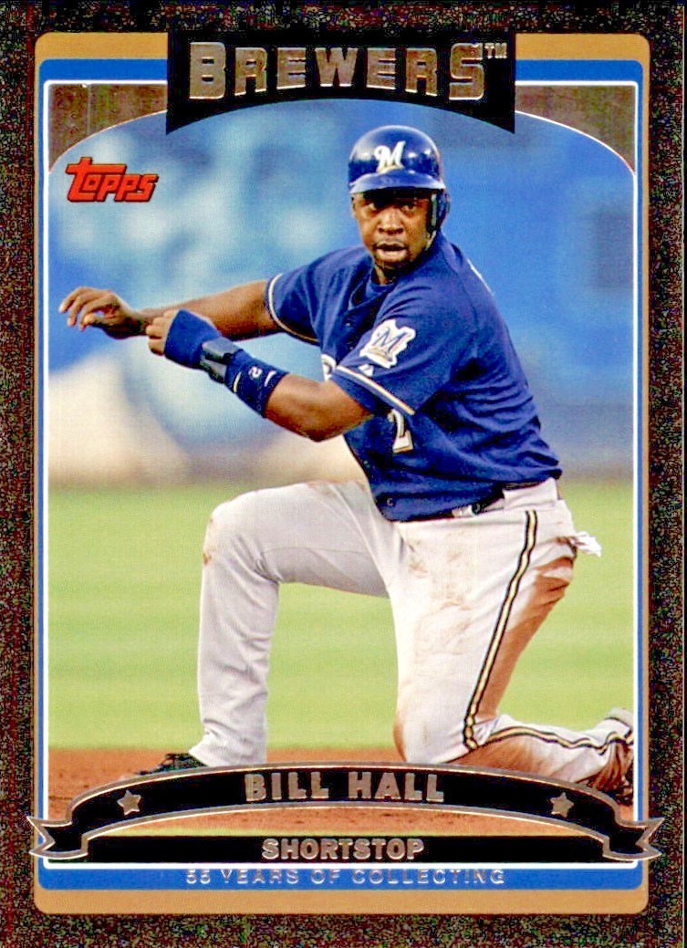2006 Topps - Bill Hall #385 Black /55 for sale online | eBay