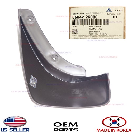 Genuine Mud Guards Flap Splash Shield Rear RIGHT ⭐OEM⭐ Hyundai Santa Fe ...