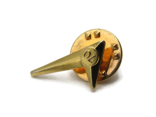 70 Numbered Check Mark Lapel Pin Gold Tone | eBay