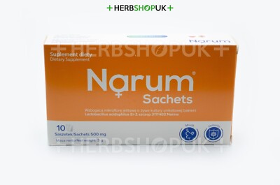 Narum Narine Sachets 500mg, 10pcs, Lactobacillus Acidophilus, FREE P&P ...