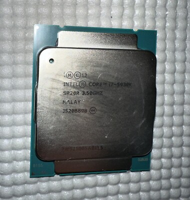 Intel Core i7-5930K CPU Processor 15M Cache, up to 3.70 GHz 6 Cores ...