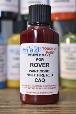 AUSTIN ROVER NIGHTFIRE RED II CAQ PAINT CLASSIC CAR TOUCH UP KIT 30ML ...