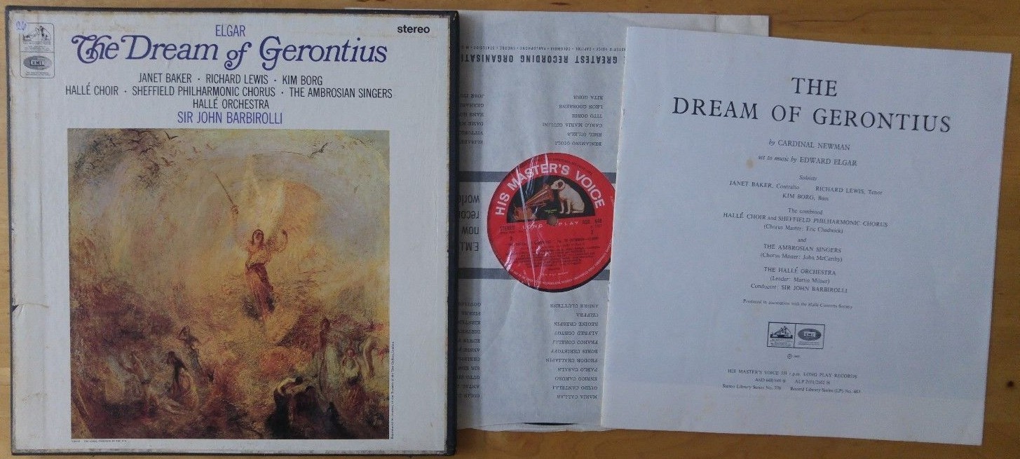 SLS 770 ASD 648-9 ED1 Elgar - The Dream of Gerontius Barbirolli Baker ...