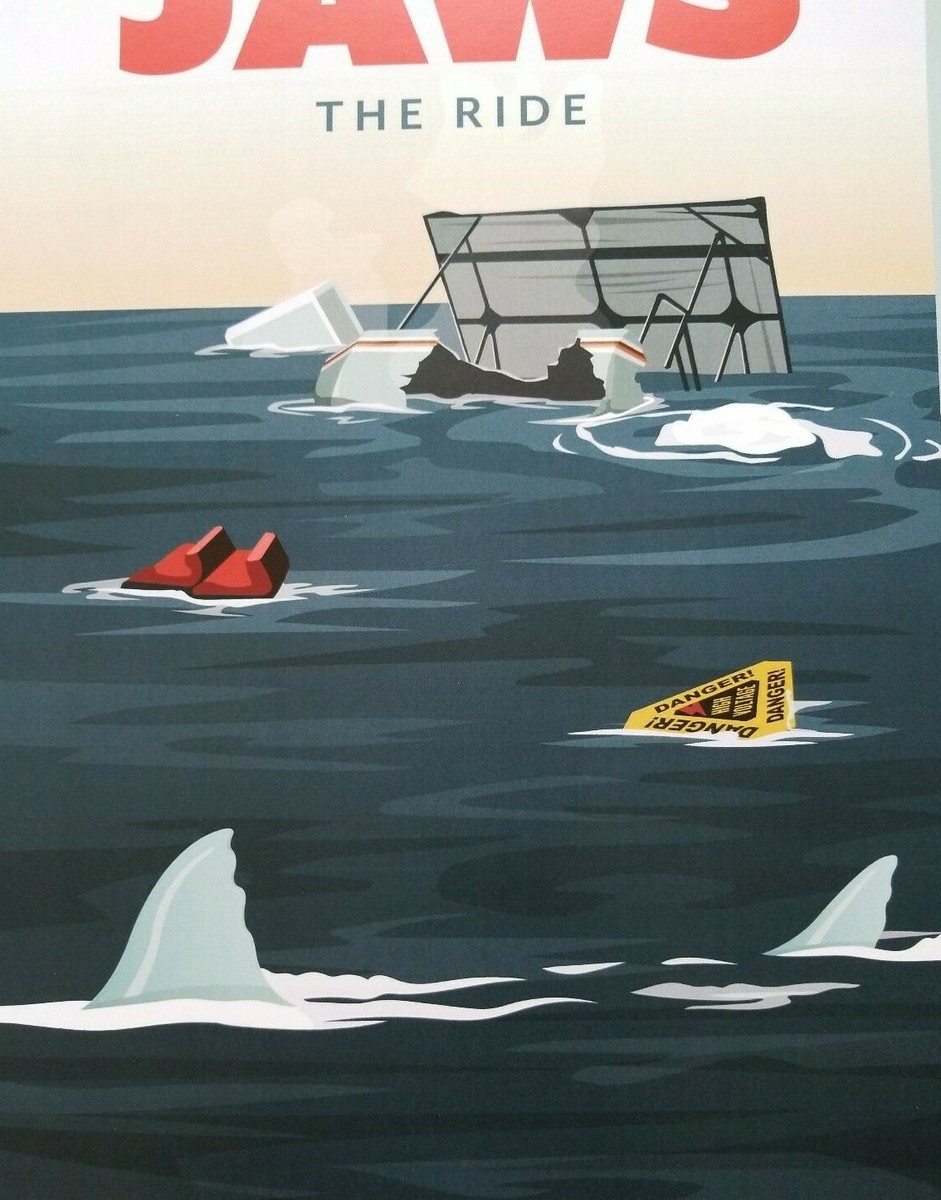 Jaws The Ride Poster