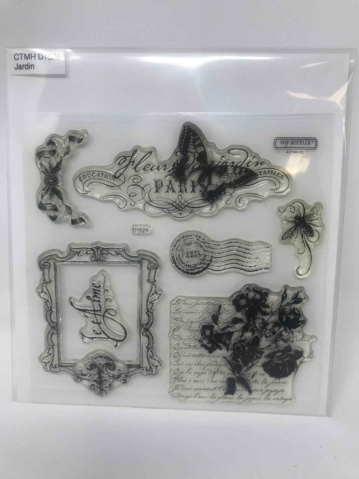 Close To My Heart D1528 Jardin Clear Stamp Set | eBay