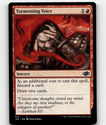 MTG Tormenting Voice Jumpstart 2022 Common | eBay