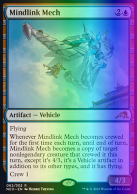 Magic the Gathering MTG Mindlink Mech (62) Kamigawa Neon Dynasty NM ...
