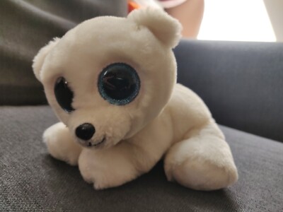 Ty Beanie Boo VelveTy Ari the Polar Bear 6" Plush Toy Stuffed Animal ...