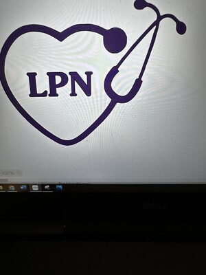 New LPN NURSE Vinyl Decal Licensed Practical Nurse for cars cups crafts ...