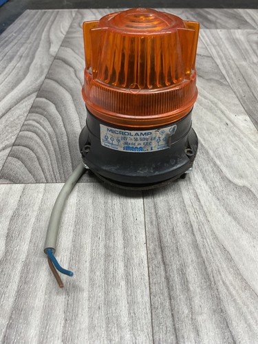 ELECTRA MICROLAMP SIRENA AMBER WARNING LIGHT 24V #4025PT181 | eBay.de