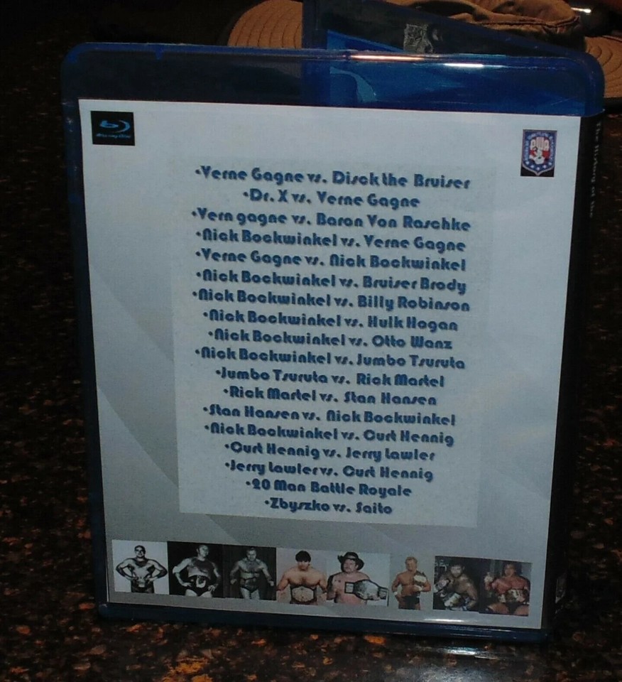 Best of the AWA World Heavyweight Championship Title Blu-ray history ...
