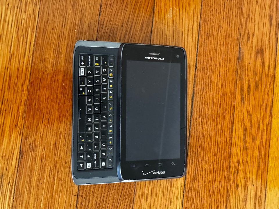 Motorola Droid 4 XT894 - Black ( Verizon ) Very Rare Slider Android ...