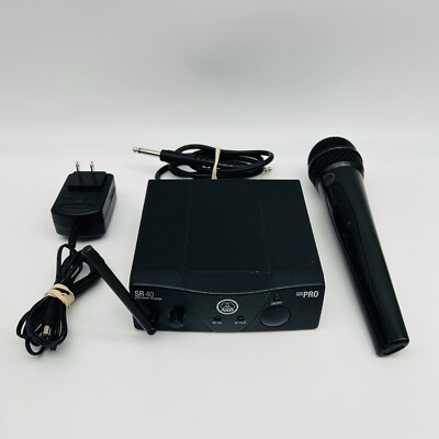 AKG WMS40 Pro MINI SR40 Receiver Wireless Handheld Microphone HT 40 ...