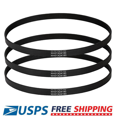 WH01X24180 Washer Drive Belt for GE 290D1101P002, AP6024314, PS11736832 ...
