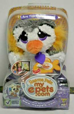 Rescue Pets Penguin Plush MyEpet My Epets.com NEW retired | eBay