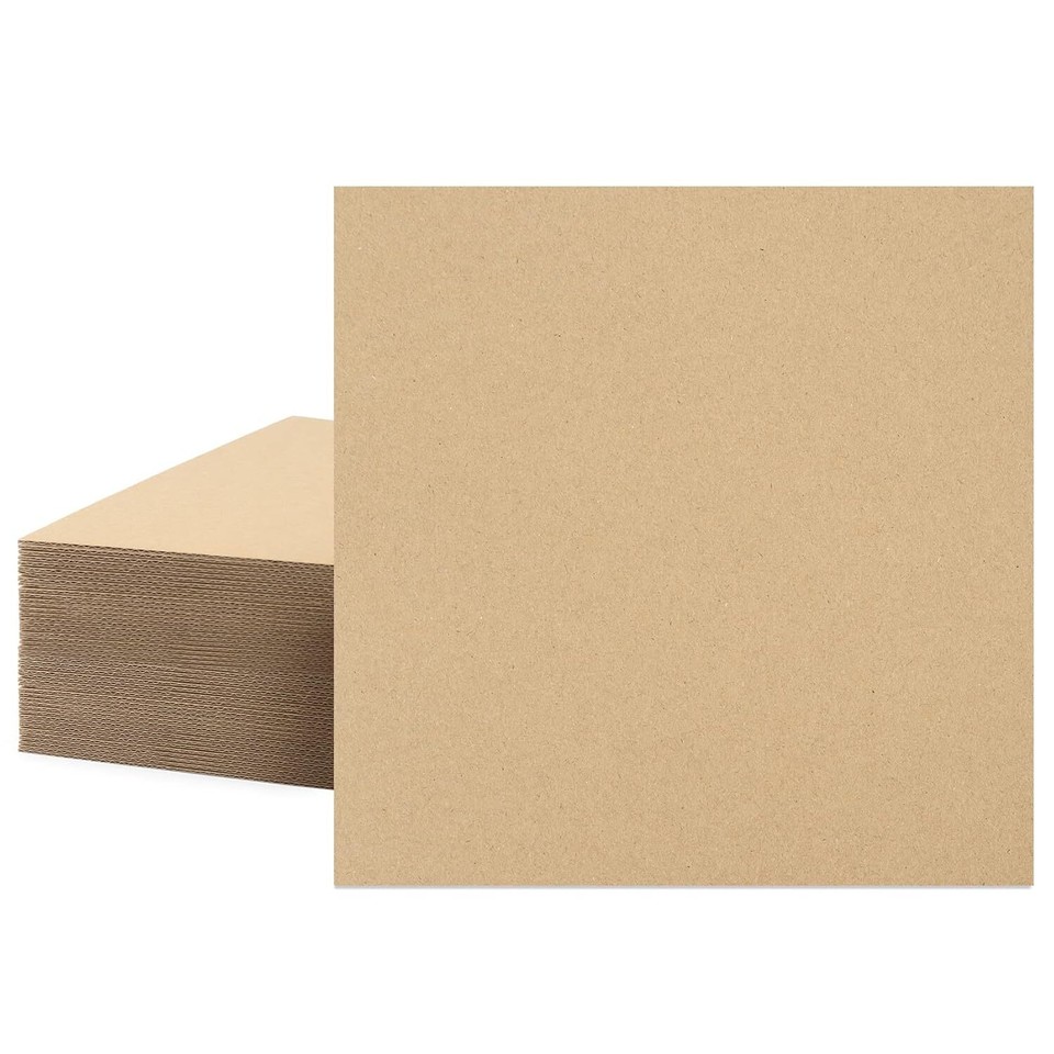 Cardboard Corrugated Pads Inserts Filler 8.5x11 12.25 9x12 100-Pack 200 ...