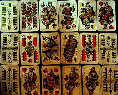 William Tell Ferd Piatnik & Sohne Playing Card Games 1800s Lot of 31 ...
