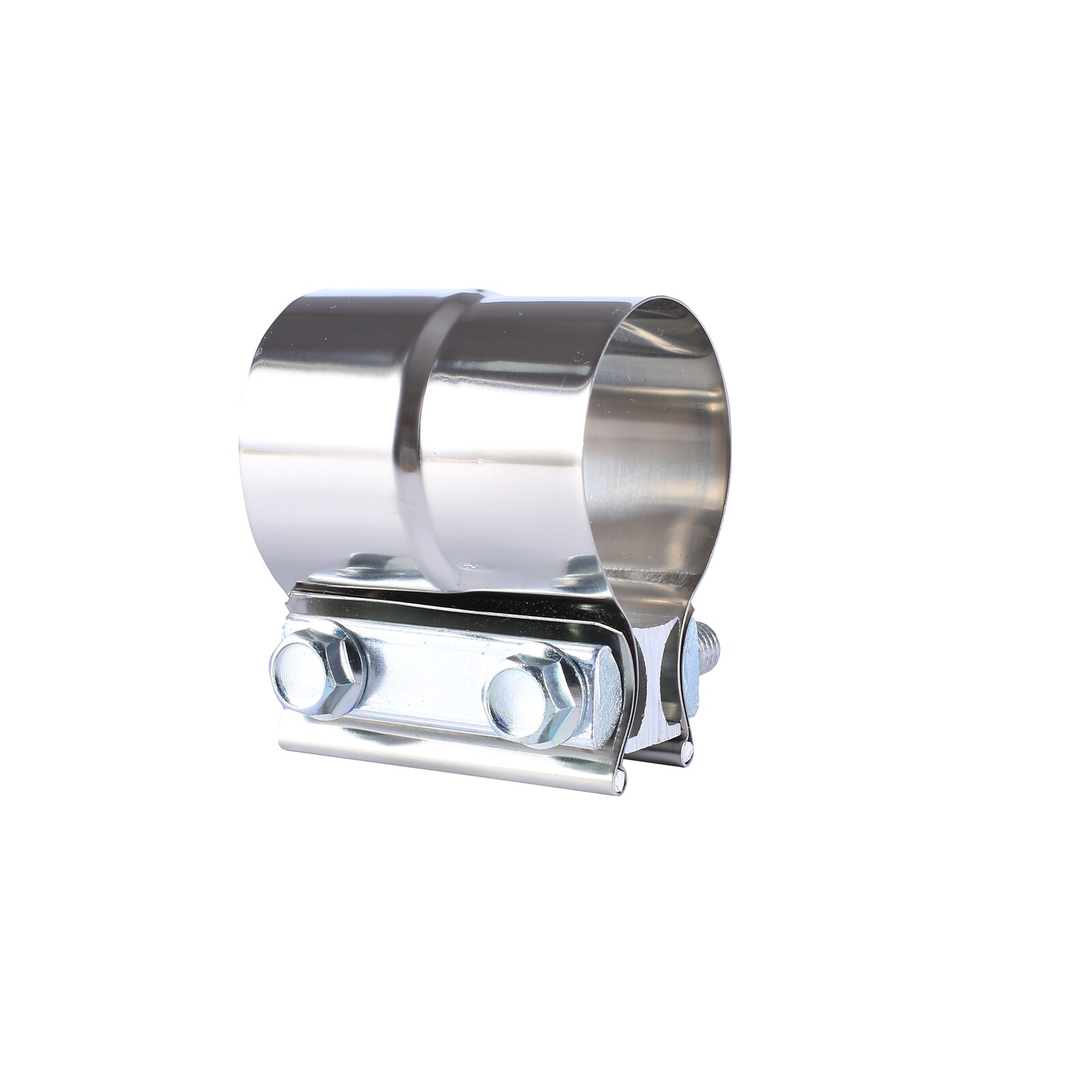 6Pcs 2.25" Stainless Exhaust Band Clamp Step Clamps for Catback Muffler ...