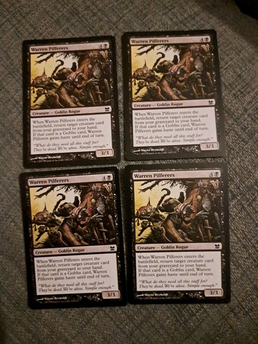 MTG - 4x Warren Pilferers - Modern Masters - NM | eBay