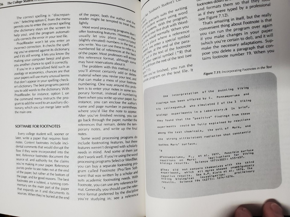 College Student's Personal Computer Handbook, 1984, Bryan Pfaffenberger ...