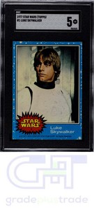 Luke Skywalker 1977 Topps #1 Base Price Guide - Sports Card Investor