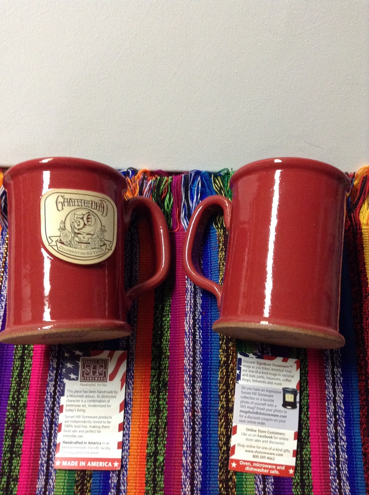 Grateful Dead 50th Anniversary Limited Edition of 500 Mugs produced | eBay