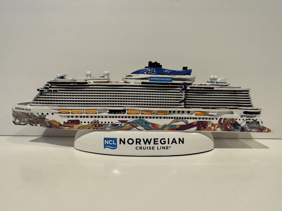 BRAND NEW NCL NORWEGIAN AQUA Norwegian Cruise Line Inaugural Cruise ...