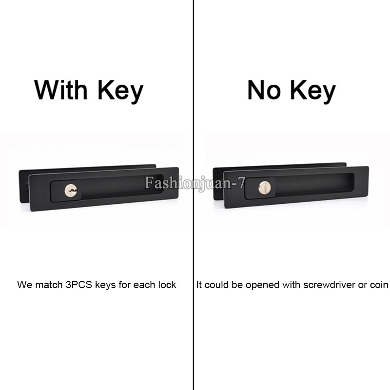 Recessed Sliding Door Locks Invisible Hidden European Mortise Door Hook ...