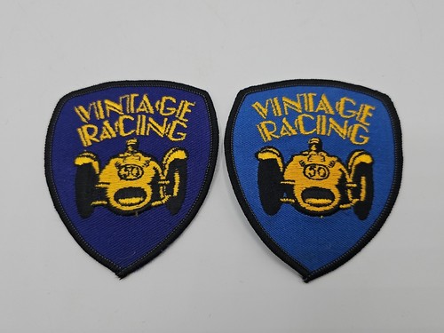 2 Vintage Racing Race Car Patches | eBay