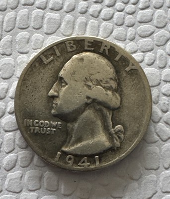 Rare, 1941 S Silver US Washington Quarter Dollar Rim Errors Obverse ...