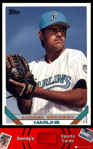 1993 Topps #627 Andres Berumen Florida Marlins Baseball Card | eBay