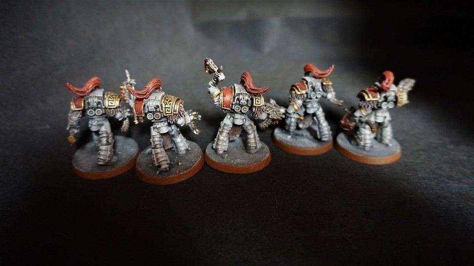 Space Wolves Legion Varagyr Terminators painted pack Warhammer 40k ...