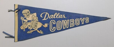 Vintage RARE 1960s DALLAS COWBOYS Full Size Pennant ~ NFL | eBay