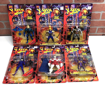 Lot Vintage Marvel Comics X-Men X-Force Action Figures ToyBiz NEW ...