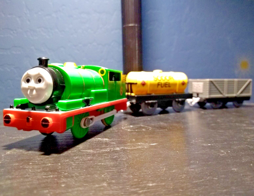 Thomas & Friends Plarail TOMY Percy Fuel Tanker Truck TrackMaster Set ...