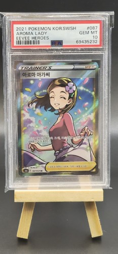 Korean Pokémon TCG Aroma Lady Holo 087/069 SWSH Eevee Heroes PSA [10] GEM MT. | eBay