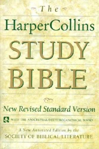 HarperCollins Study Bible: New Revised Standard Version (with the ...