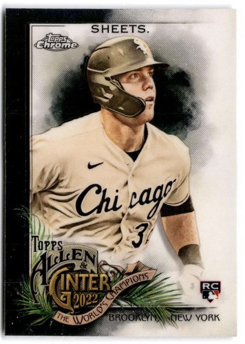 2022 Topps Allen & Ginter Chrome #195 Gavin Sheets RC Chicago White Sox ...