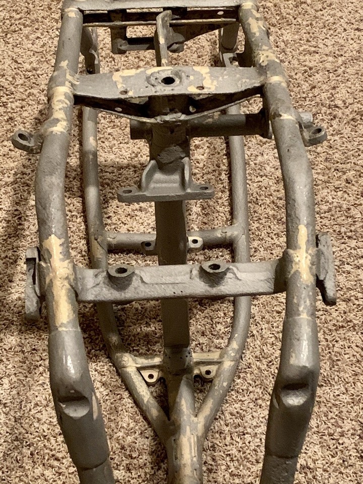 1937 KNUCKLEHEAD 61" E , EL HARLEY FRAME (SANDBLASTED ) | eBay
