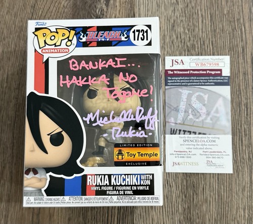 Funko Pop! Bleach Rukia Kuchiki #1731 Toy Temple Signed By Michelle ...
